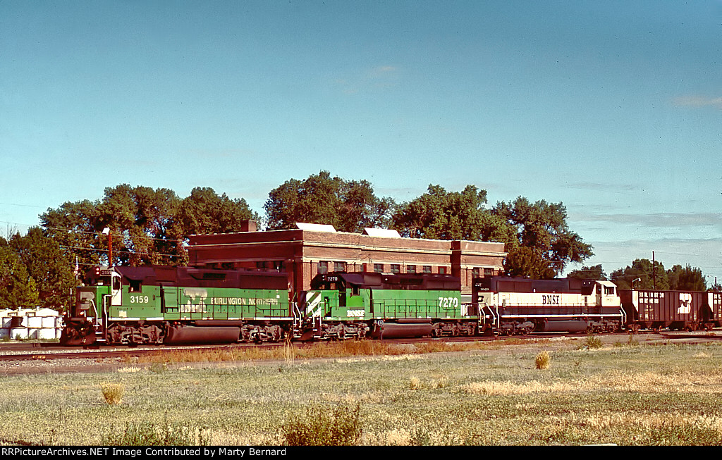 Passing the Sheridan, WY Depot